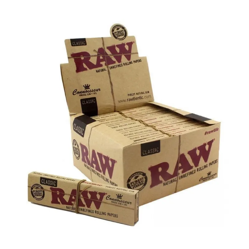 RAW Classic Connoisseur Slim + Tips. | Distribución en España