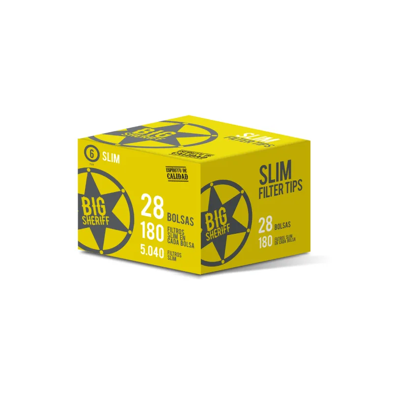 Filtros Big Sheriff Slim 180. | Distribución en España